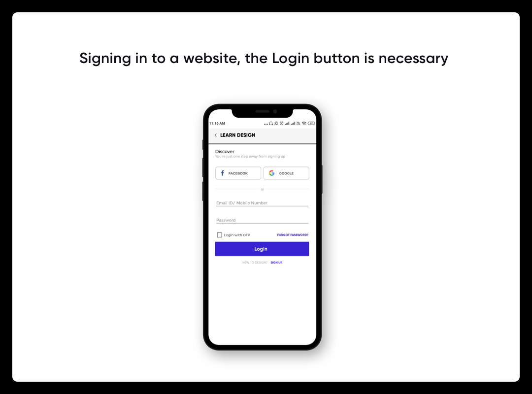 Basic rules for button design on Website or App - ProCreator Blog